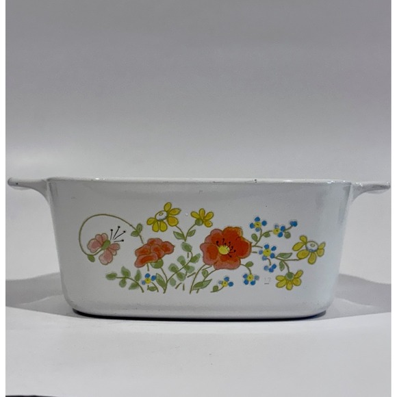Corningware | Kitchen | Vintage Corning Ware Pyrex Wildflower Pattern ...